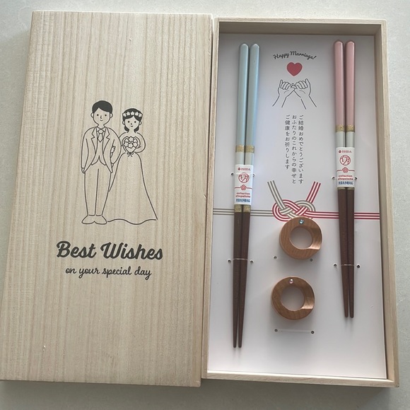 ISHIDA | Dining | Ishida Japanese Wedding Gift Set Handcrafted Chopsticks | Poshmark